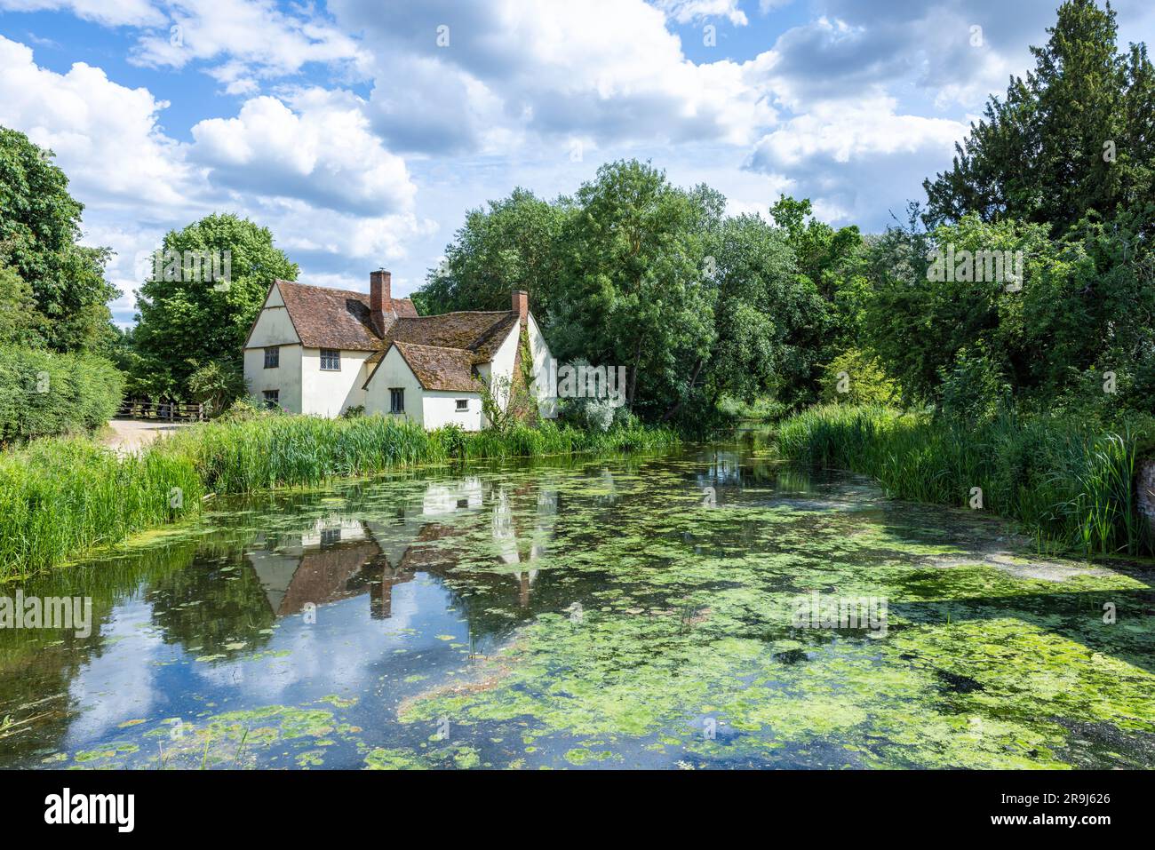 Willy Lott’s Cottage in Flatford from Constable's the haywain Stock ...