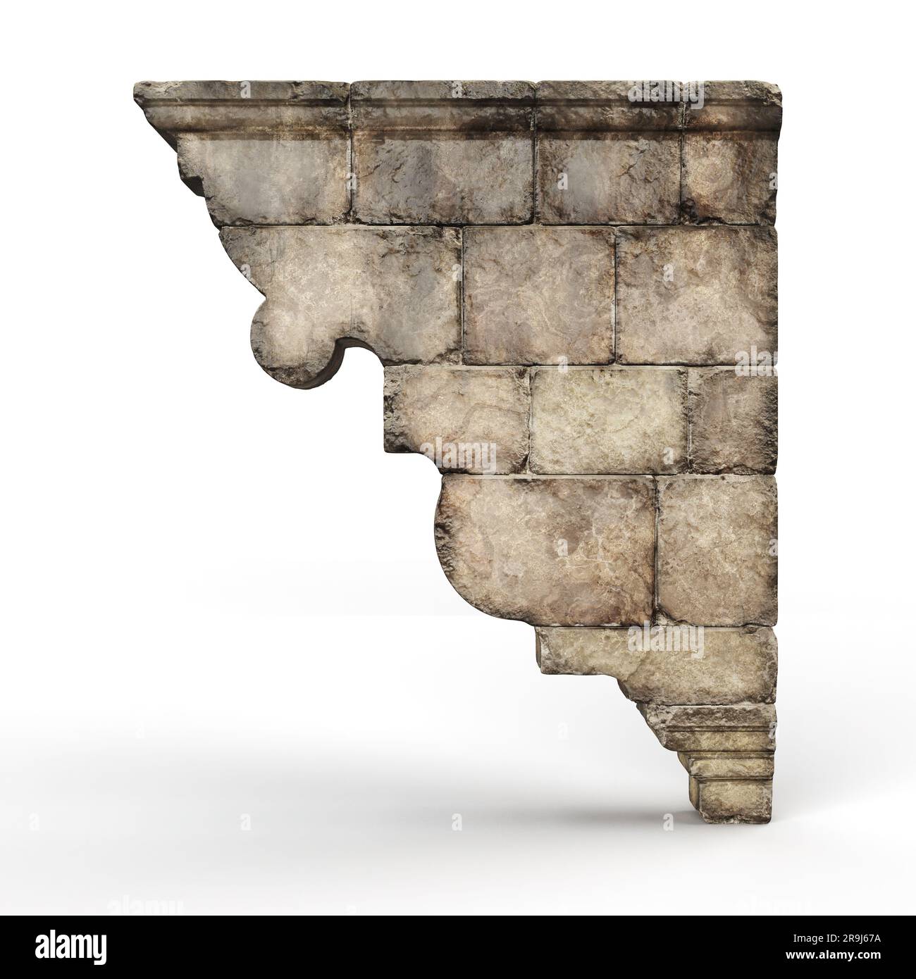 Rendered stone wall hi-res stock photography and images - Alamy