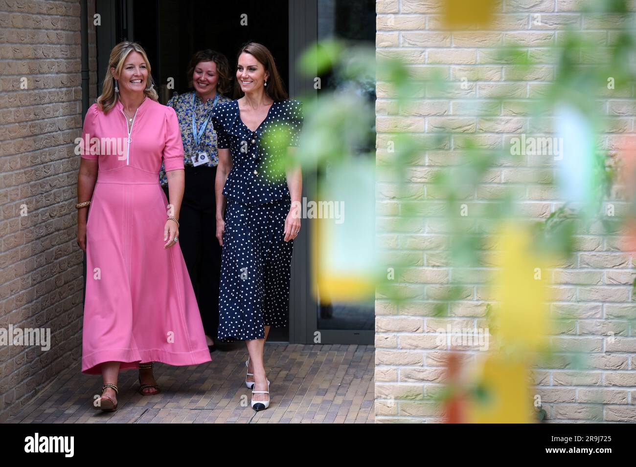 The Princess of Wales with Edwina Grosvenor, founder of the charity One ...