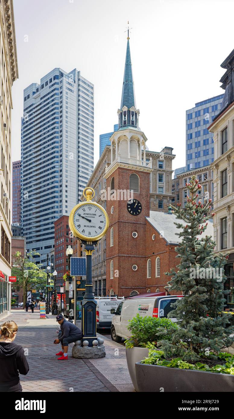 Old South Meeting House is the church from which the Boston Tea Party ...