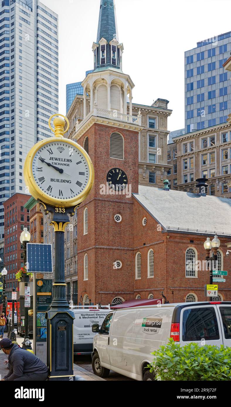 Old South Meeting House is the church from which the Boston Tea Party ...