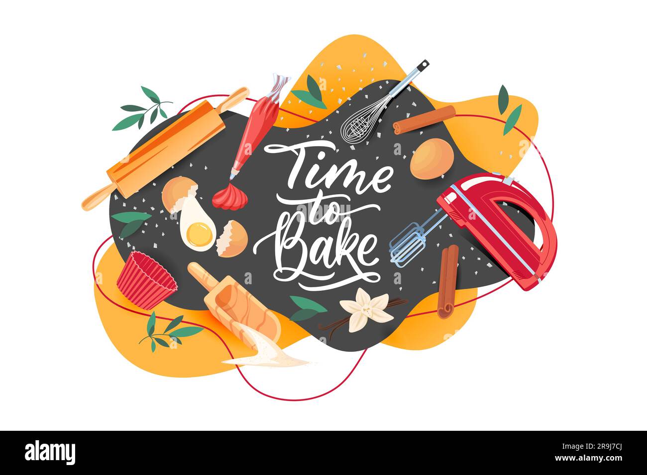 Cooking banner kitchenware hi-res stock photography and images - Alamy