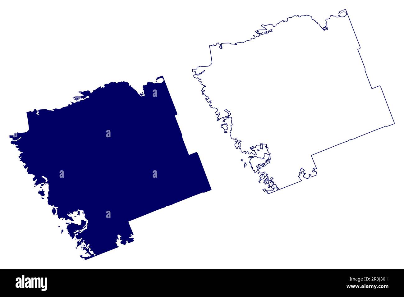 Map of parry sound Stock Vector Images - Alamy