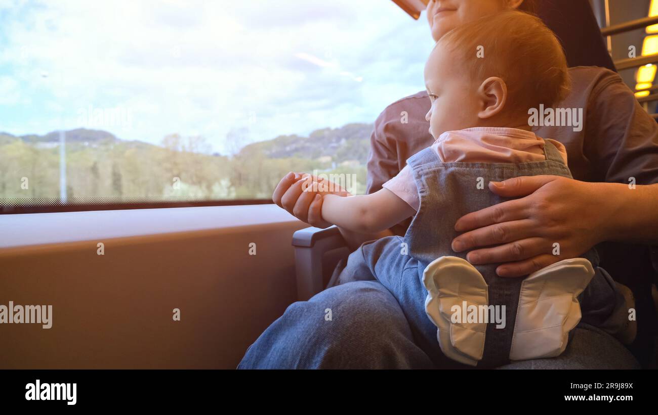Mother daughter ride on train hi-res stock photography and images - Alamy