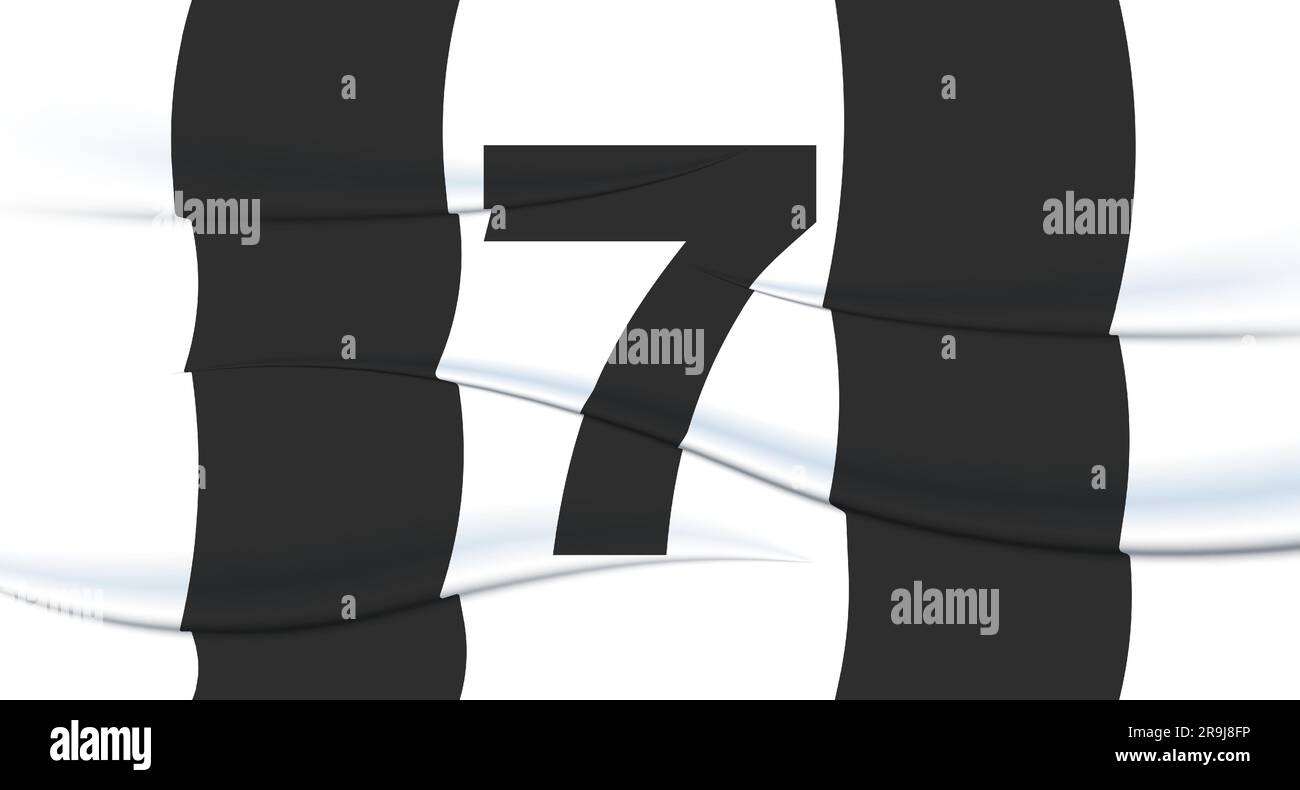 Football shirt number 7 back Cut Out Stock Images & Pictures - Alamy