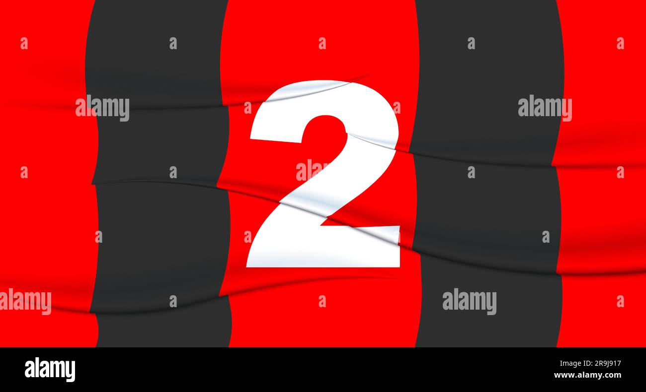Number 2 football shirt Stock Vector Images - Alamy