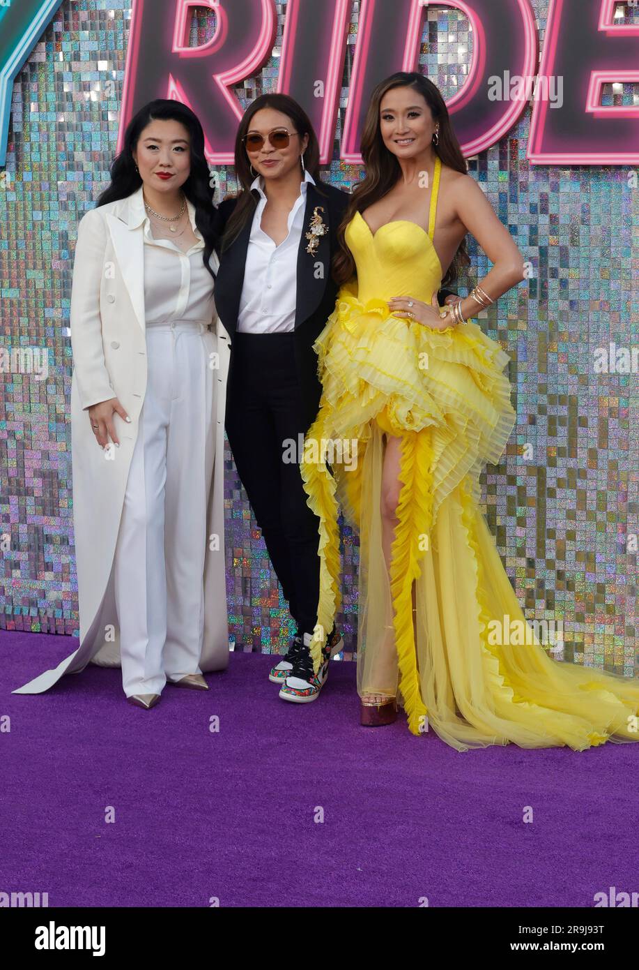 Los Angeles, Ca. 26th June, 2023. Sherry Cola, Adele Lim, Ashley Park at the LA Premiere of ...