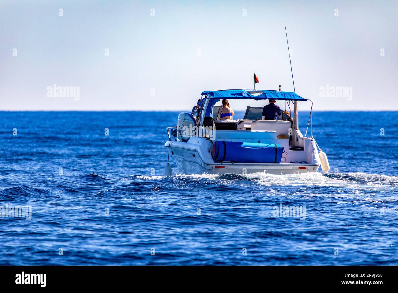 People enjoying a yacht in the middle of the sea where they enjoy the ...