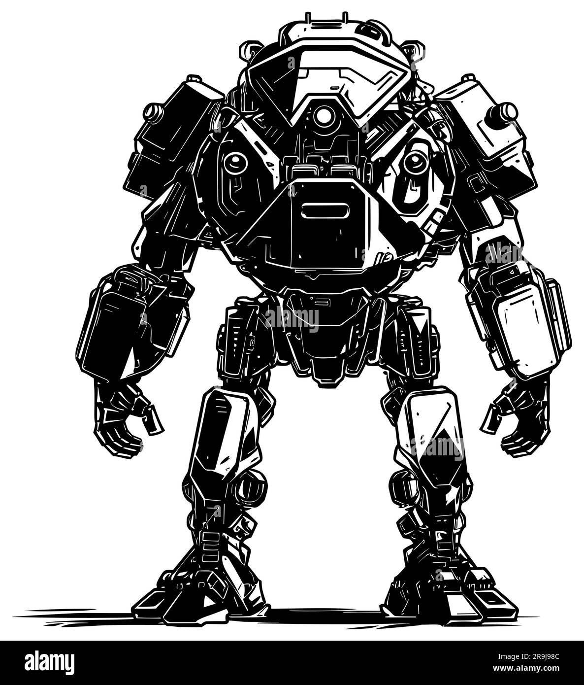 Robot Suit Drawing