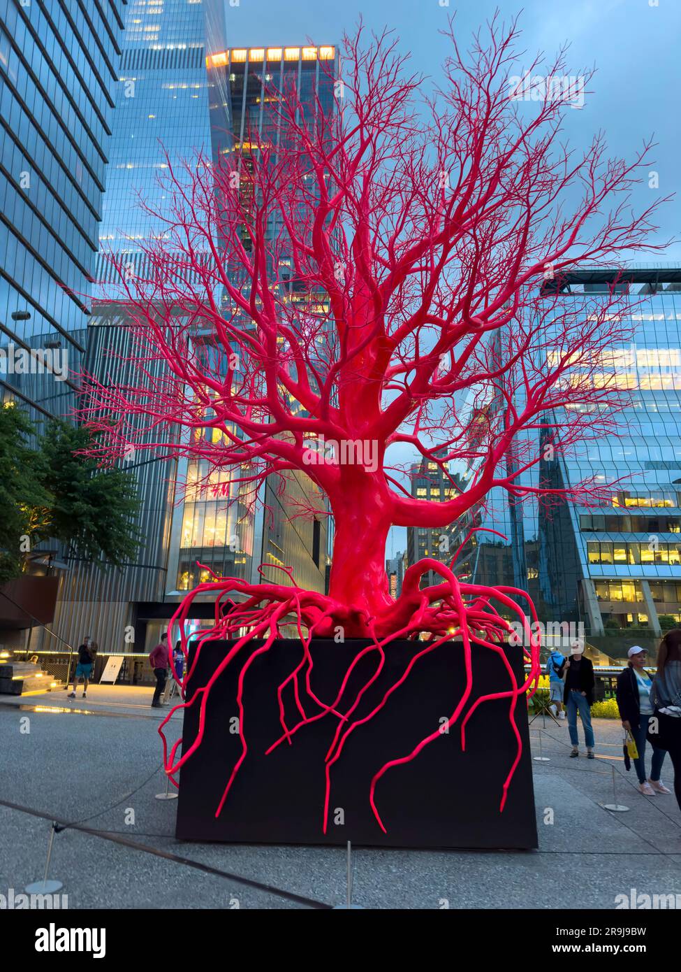 New York, New York, USA. 27th May, 2023. The "Old Tree" sculpture by ...