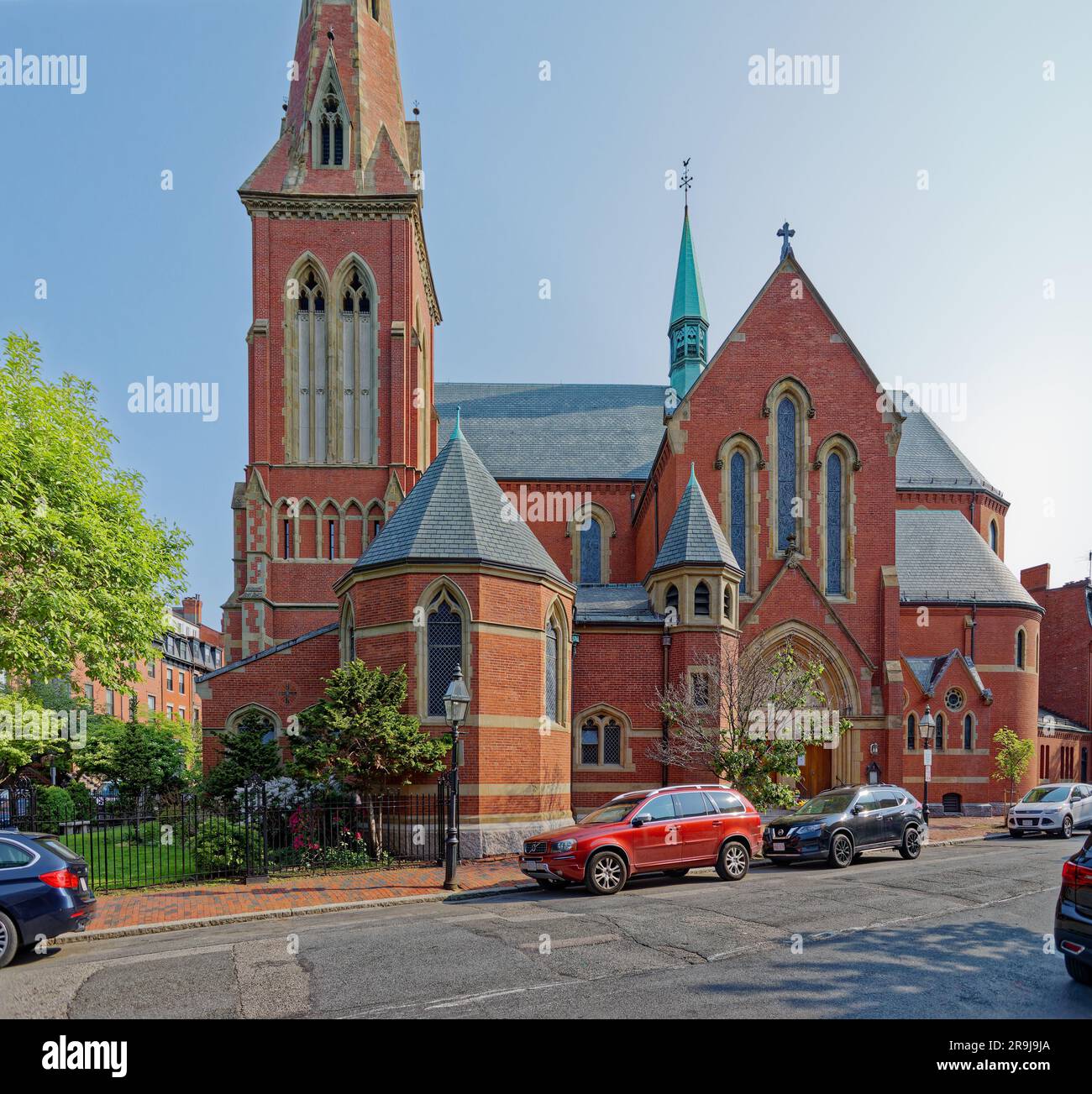 Gothic-styled Church of the Advent, at the corner of Brimmer and Mt ...