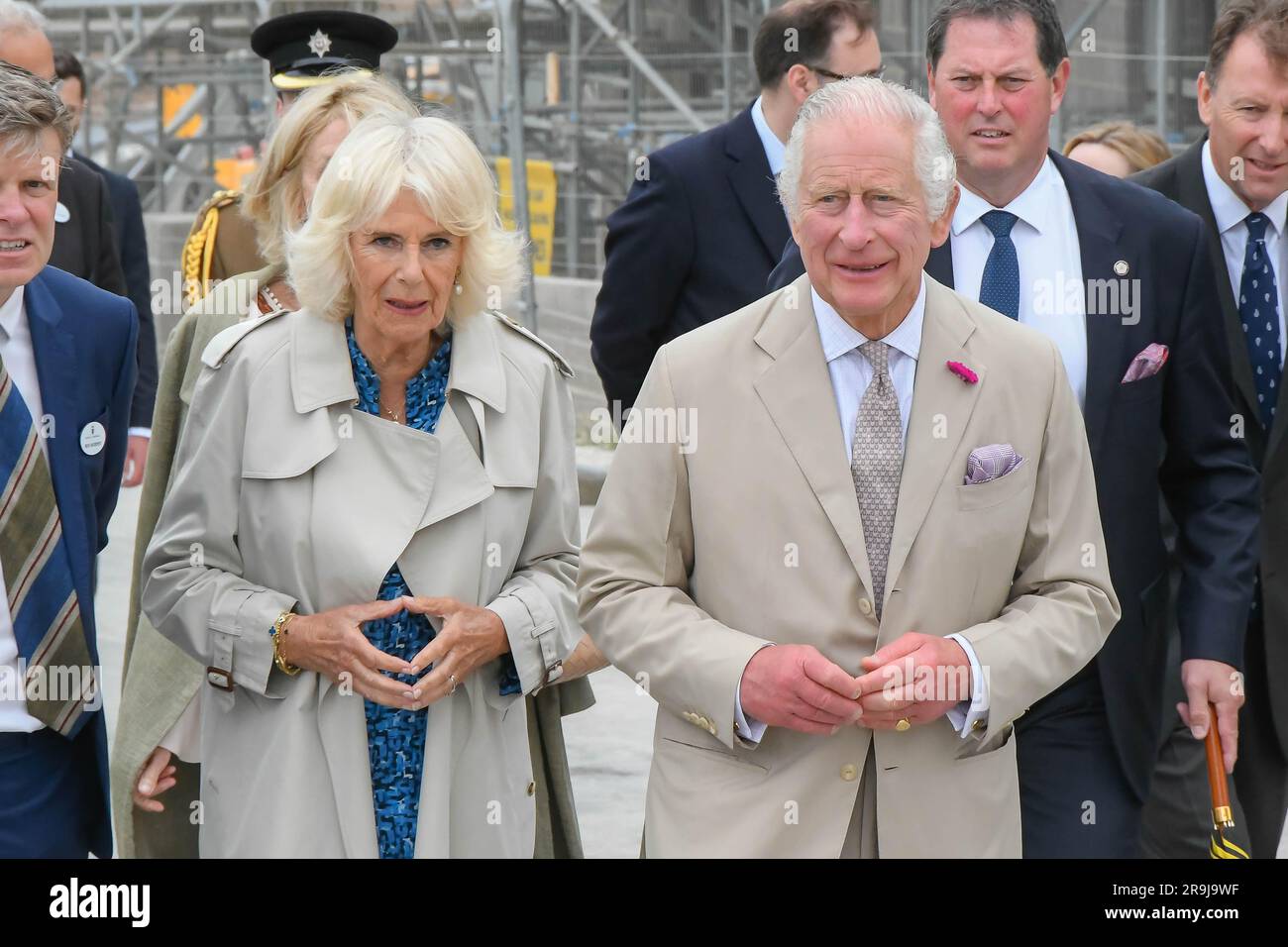 Poundbury, Dorchester, Dorset, UK. 27th June 2023. HM King Charles III ...