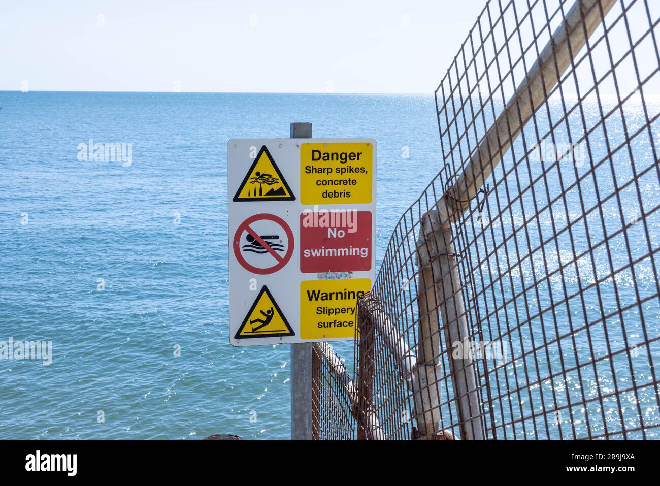 Public costal warning hi-res stock photography and images - Alamy
