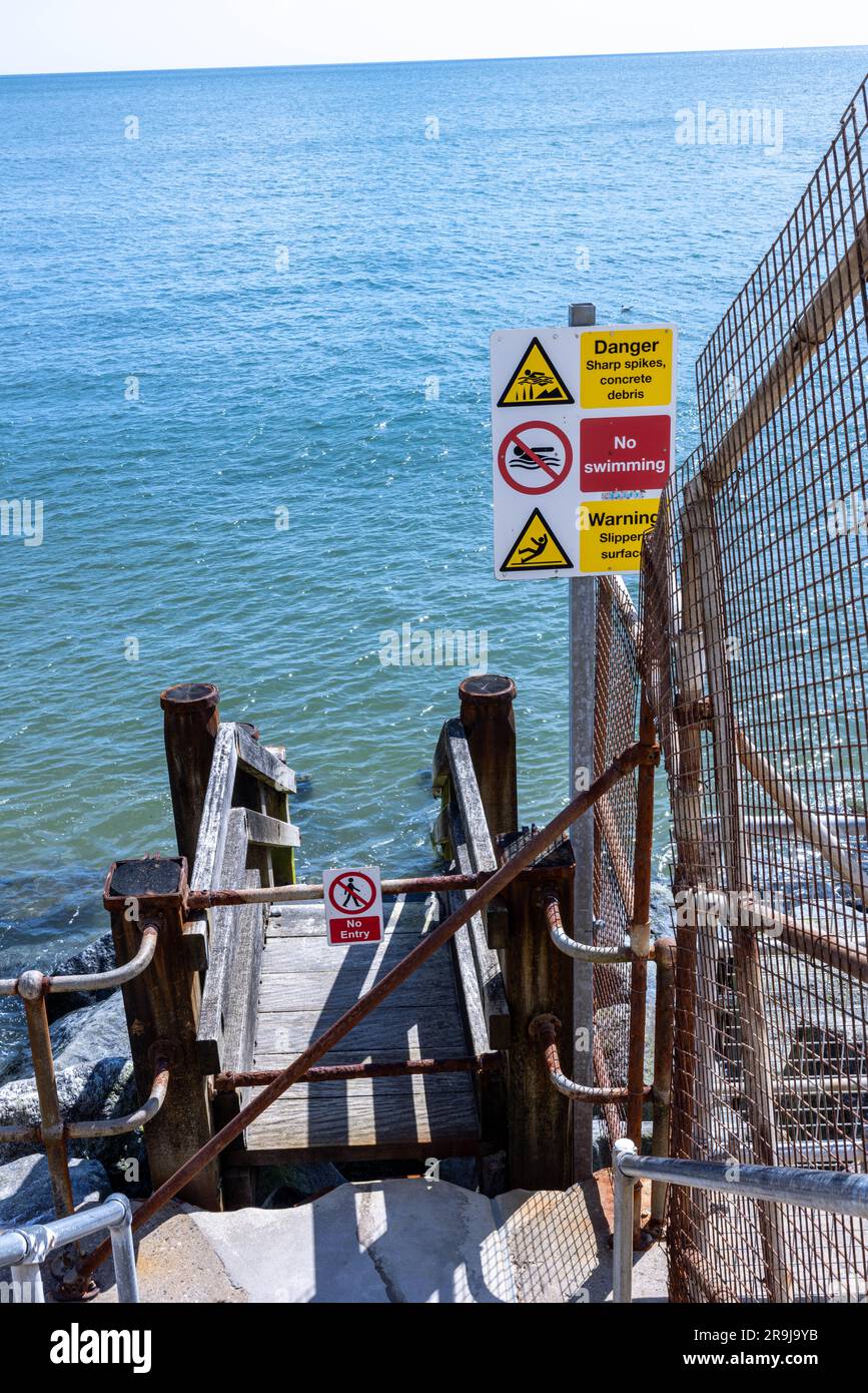 Public costal warning hi-res stock photography and images - Alamy