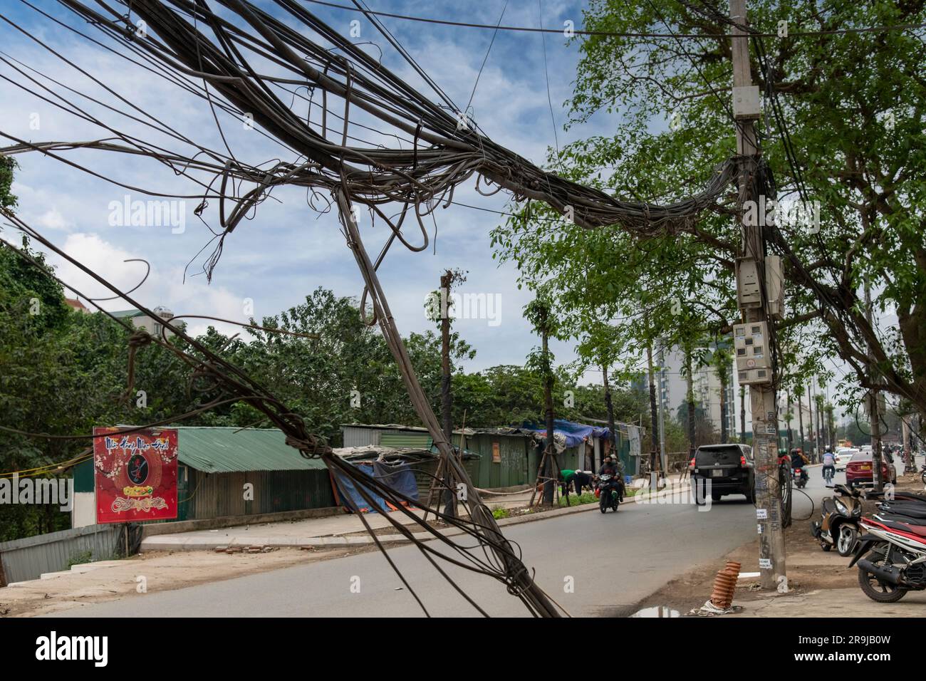 Power lines in vietnam hi-res stock photography and images - Alamy