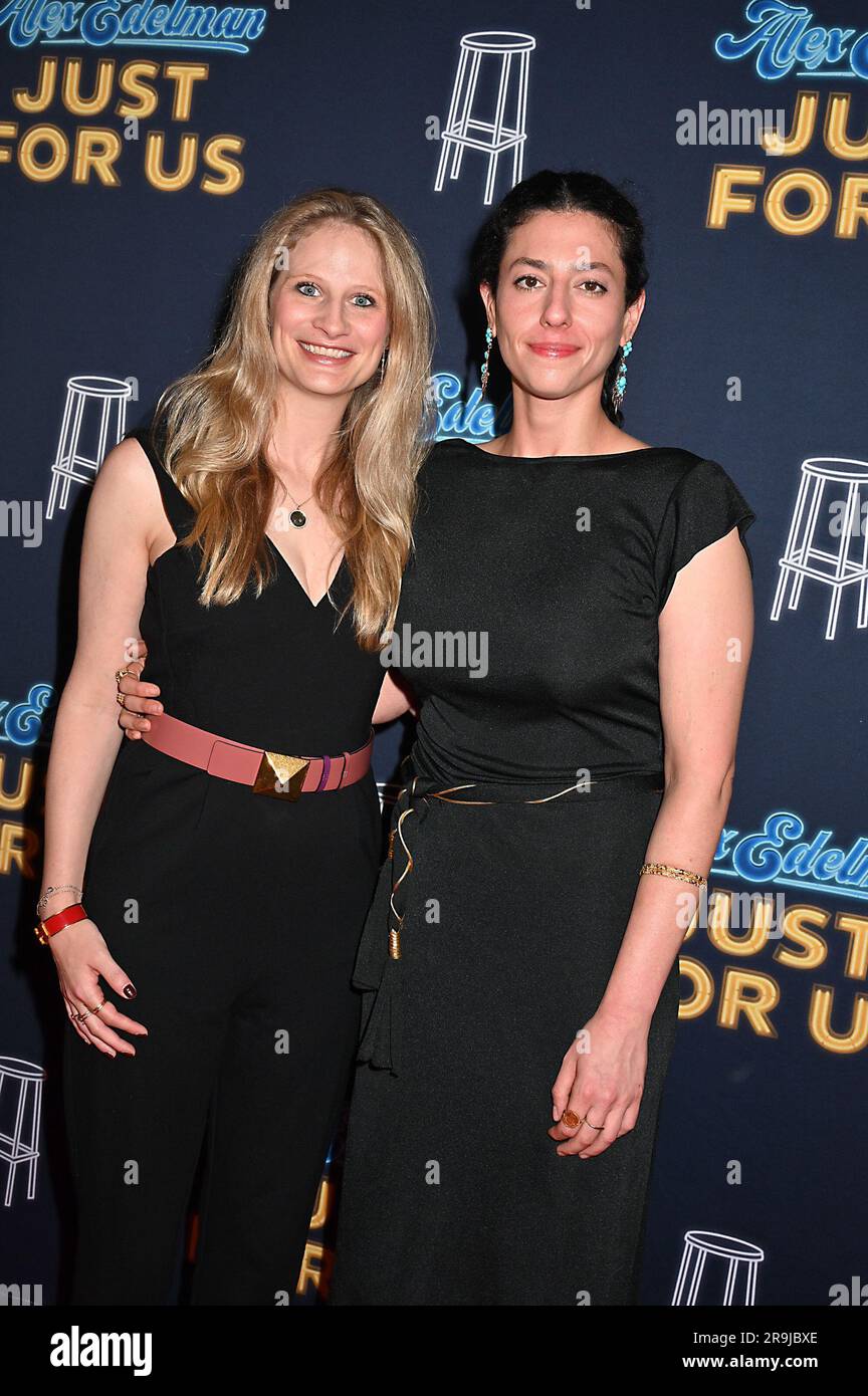 Amanda Zwarnstein and Jessica Nussbaum attends the Alex Edelman"Just ...