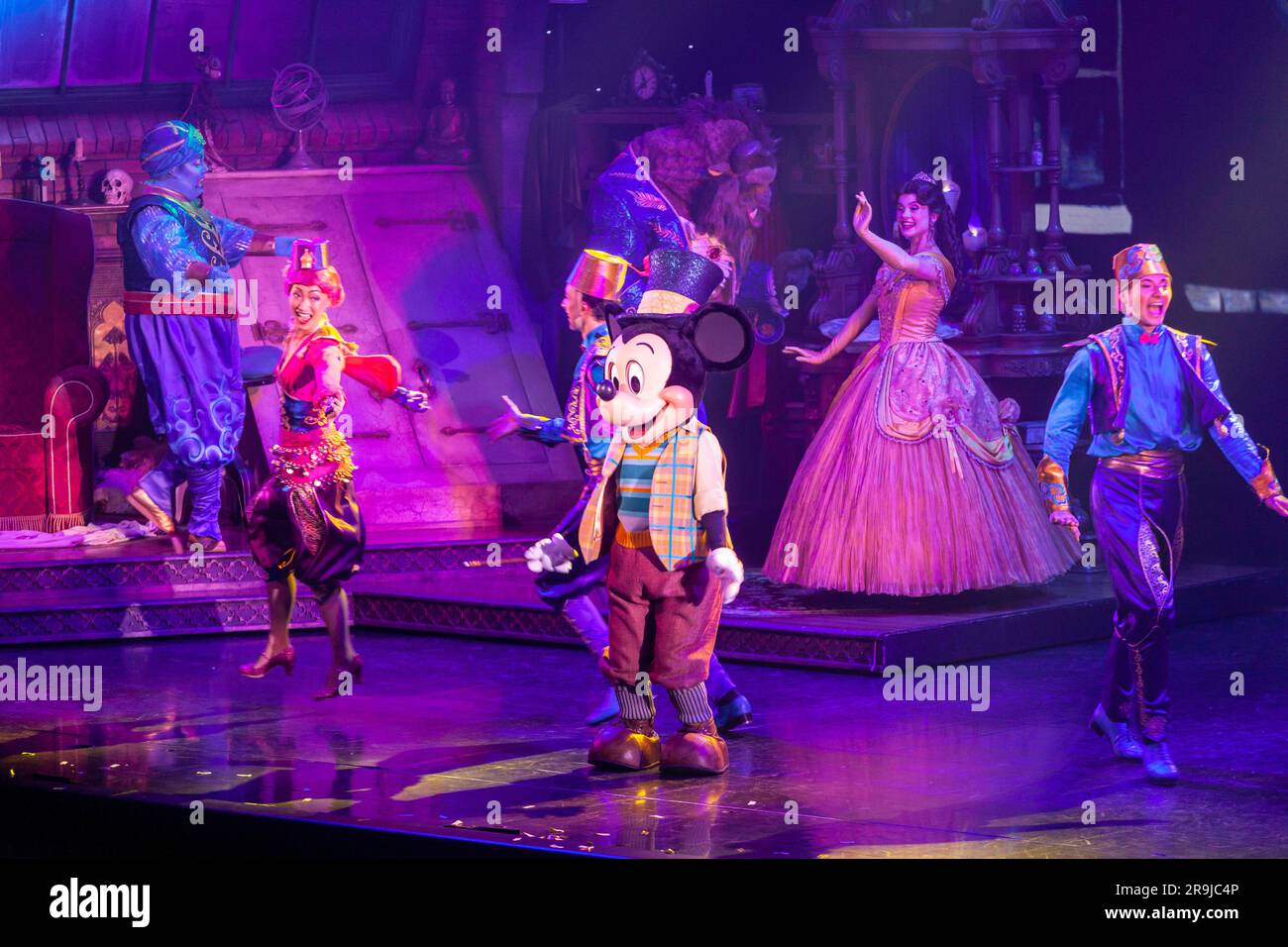 Paris, France - June 02, 2023: The Mickey and the Magician Show. As the ...