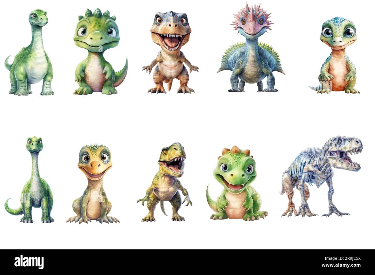 Small dinosaurs Stock Vector Images - Alamy