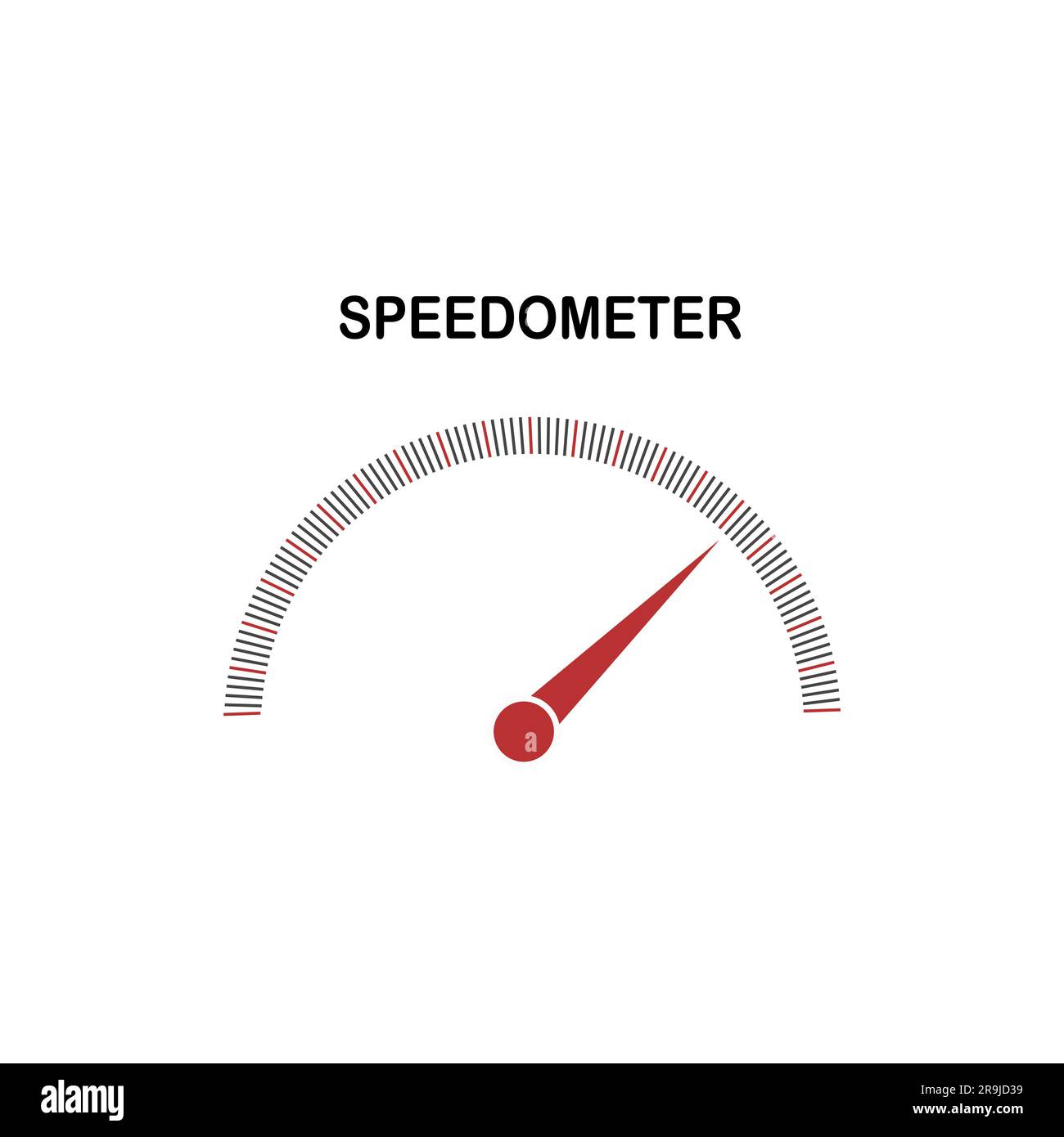 Auto Speedometer Or Business Speedometer Icon Template Isolated Vector Illustration Stock