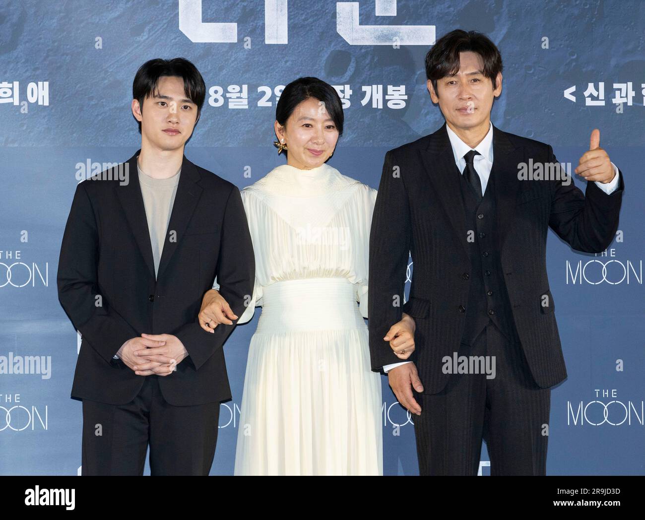 Seoul, South Korea. 27th June, 2023. (L to R) South Korean actor and ...