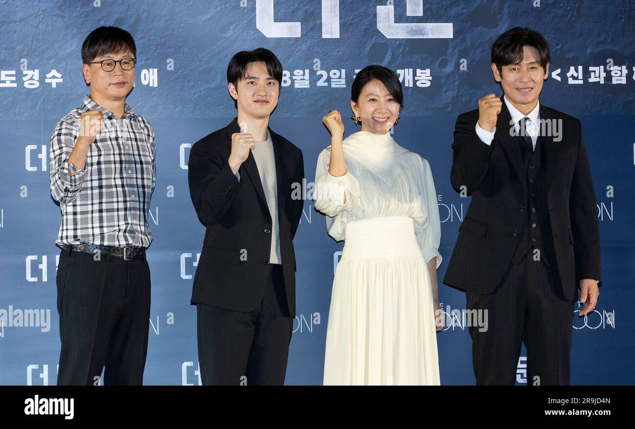Seoul, South Korea. 27th June, 2023. (L to R) South Korean director Kim ...