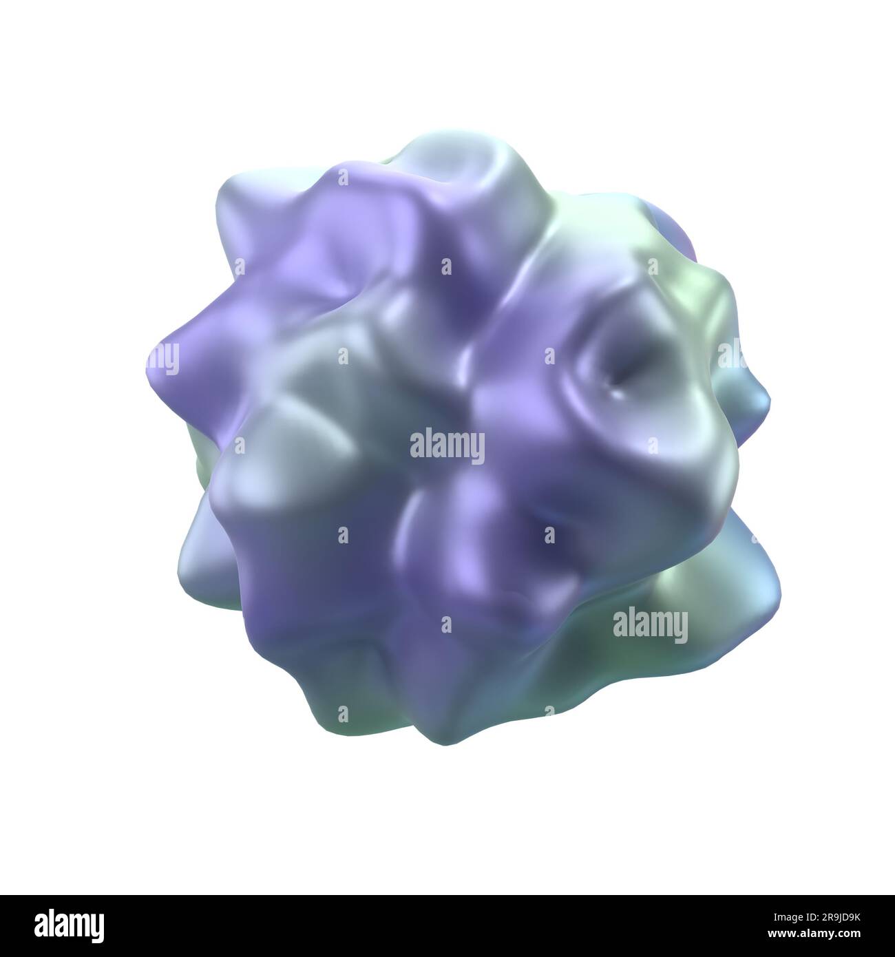 3d shape Abstract liquid with spherical element. realistic illustration ...