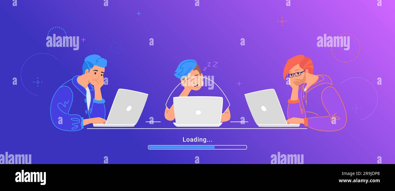 Bored student sitting desk Stock Vector Images - Alamy