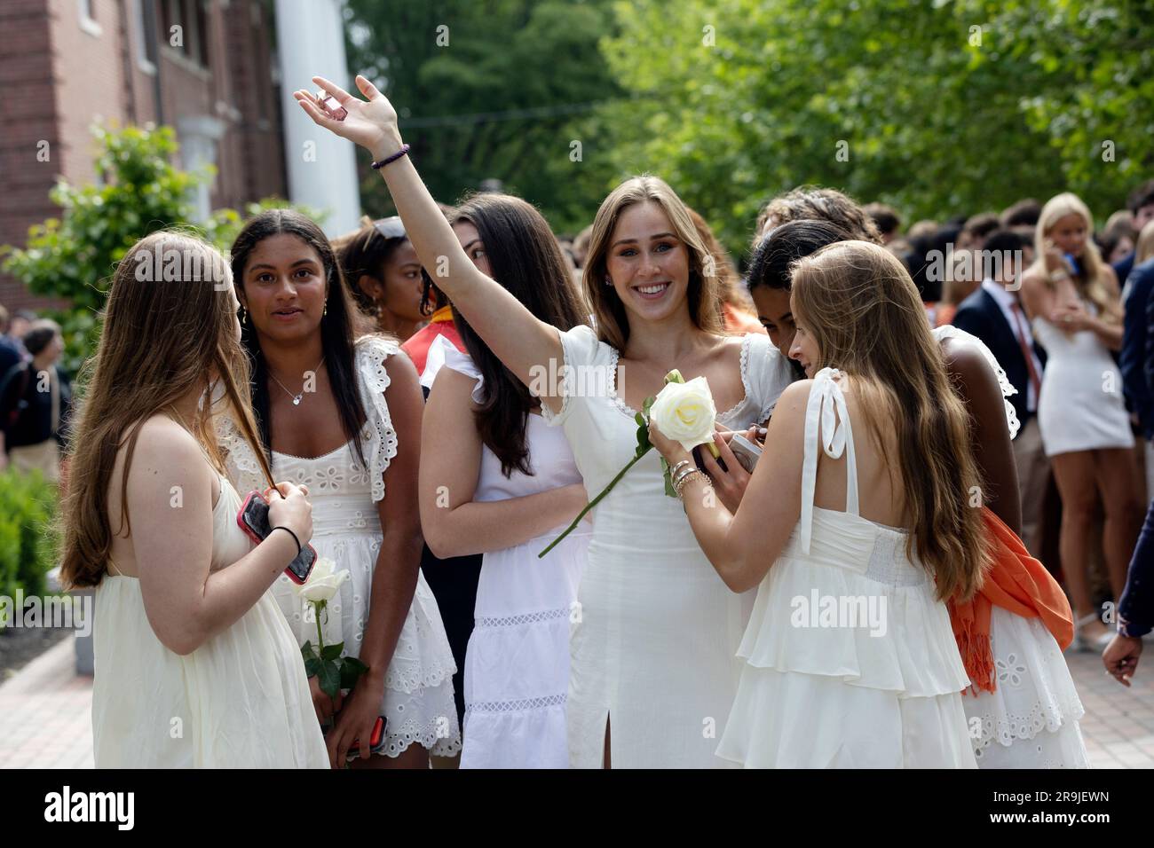 High School Graduation Ceremony Stock Photo - Alamy