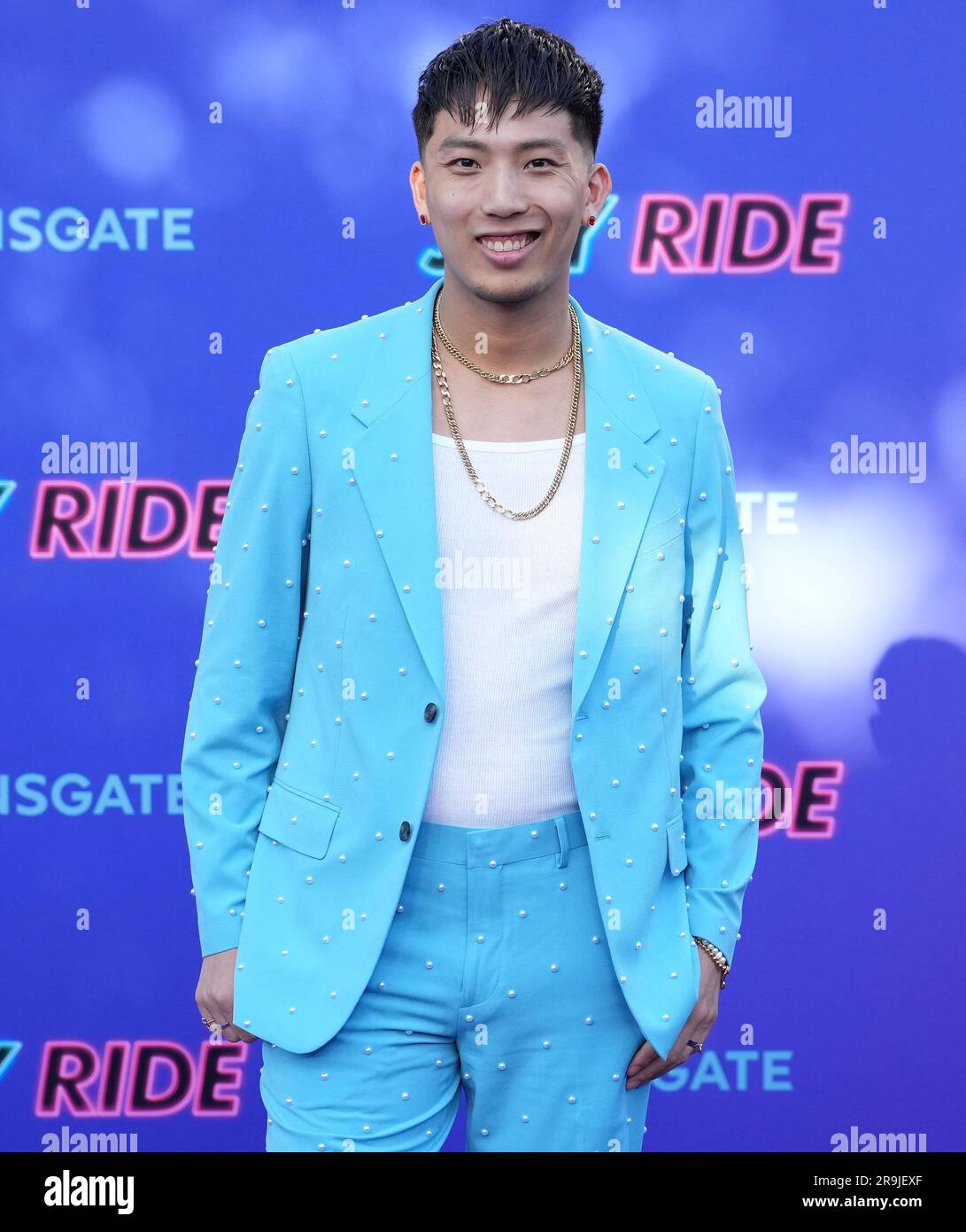 Los Angeles, USA. 26th June, 2023. Victor Lau arrives at the Lionsgate's JOY RIDE Los Angeles ...