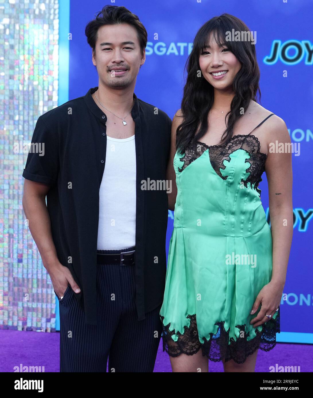 Los Angeles, USA. 26th June, 2023. (L-R) Jordan Rodrigues and Olivia Liang at the Lionsgate's ...