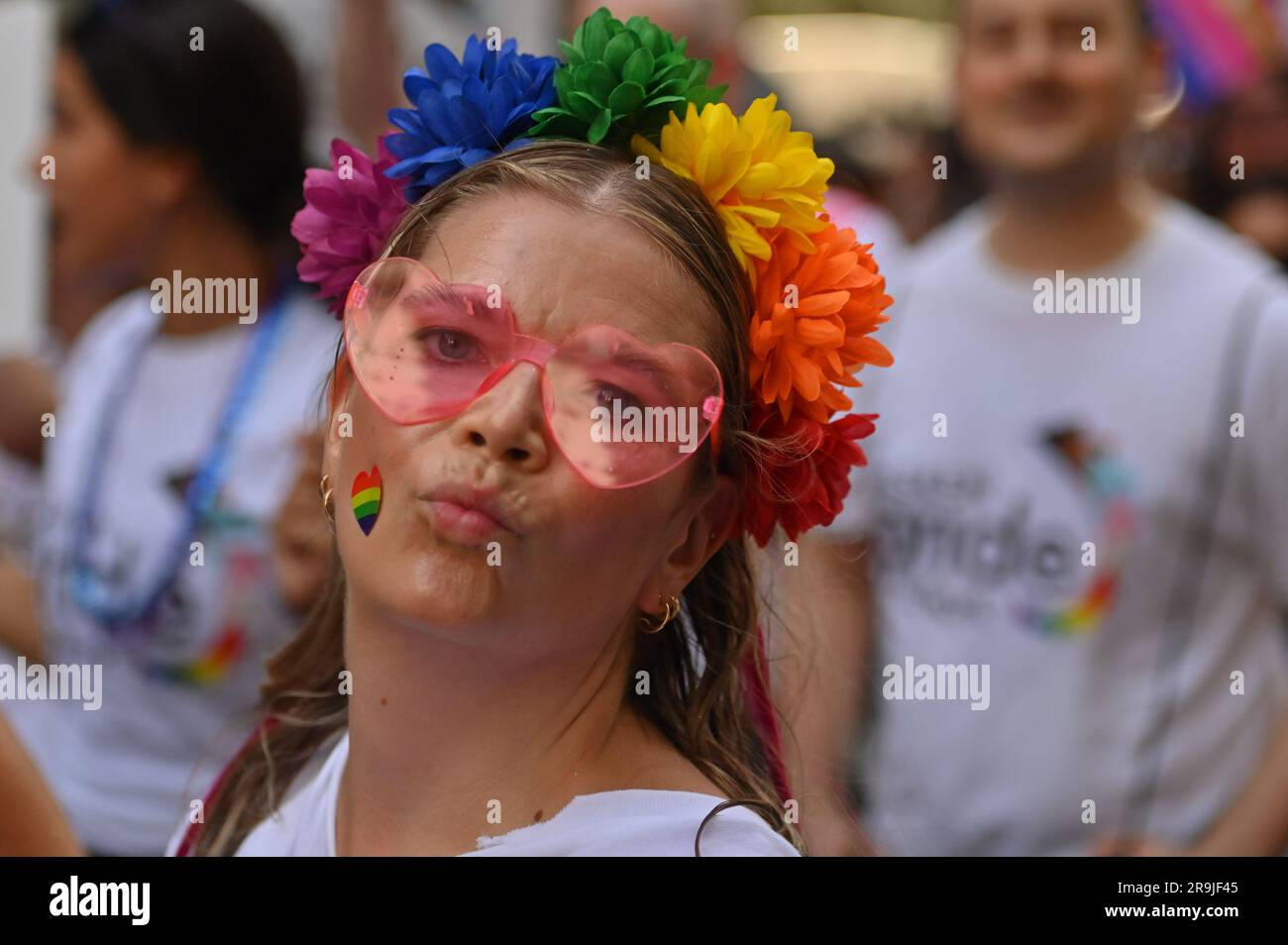 Toronto Canada 12th June 2023 June 25 2023 Toronto Canada Thousands Of People Gathered In