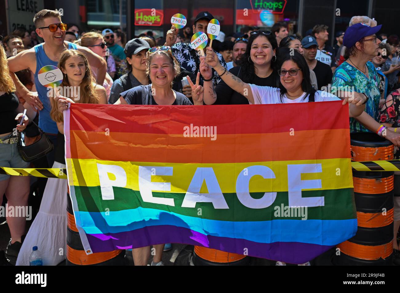Toronto Canada 12th June 2023 June 25 2023 Toronto Canada Thousands Of People Gathered In