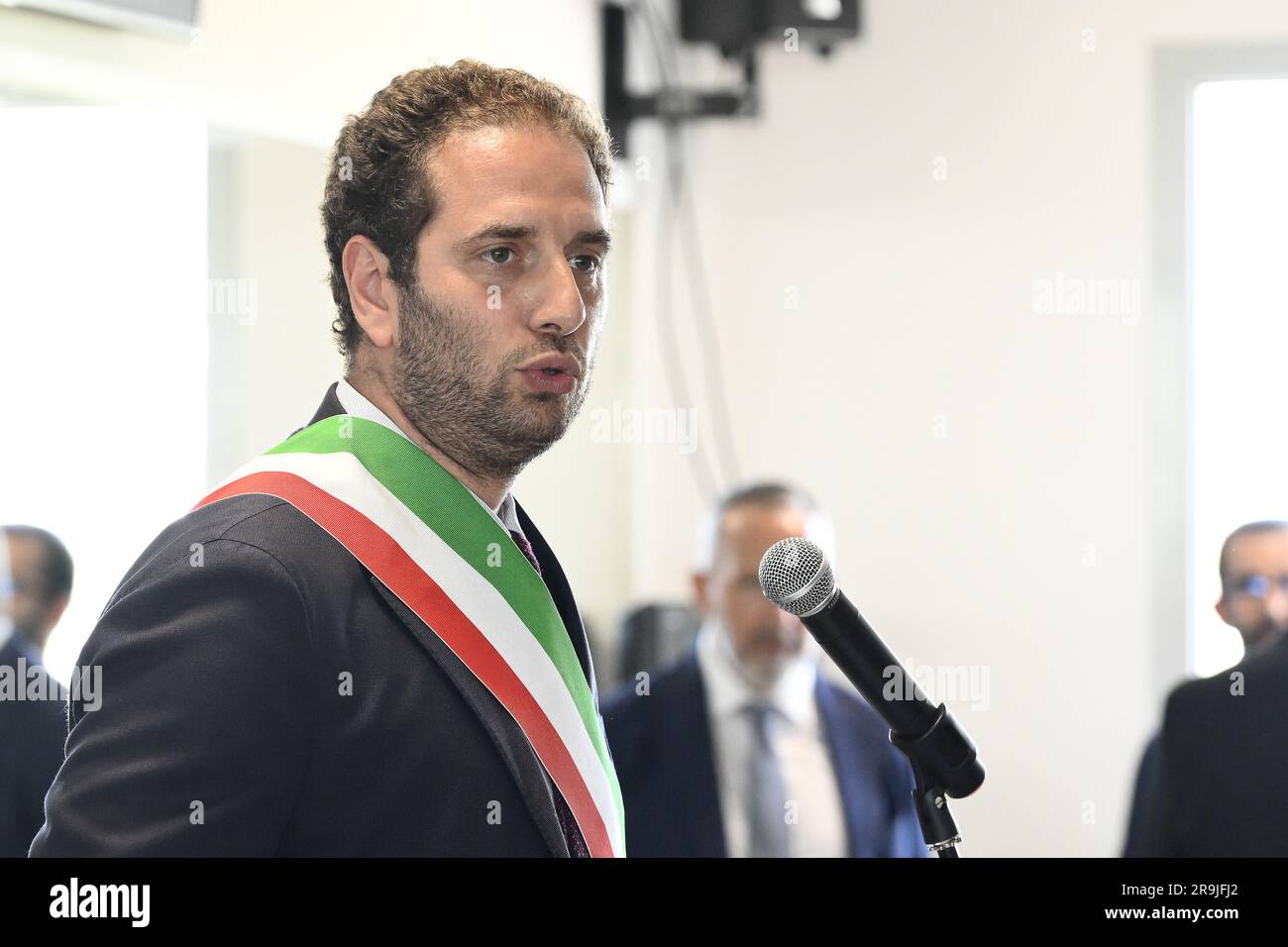 Lido Di Ostia, Italy. 27th June, 2023. Andrea Tobia Zevi during the ...