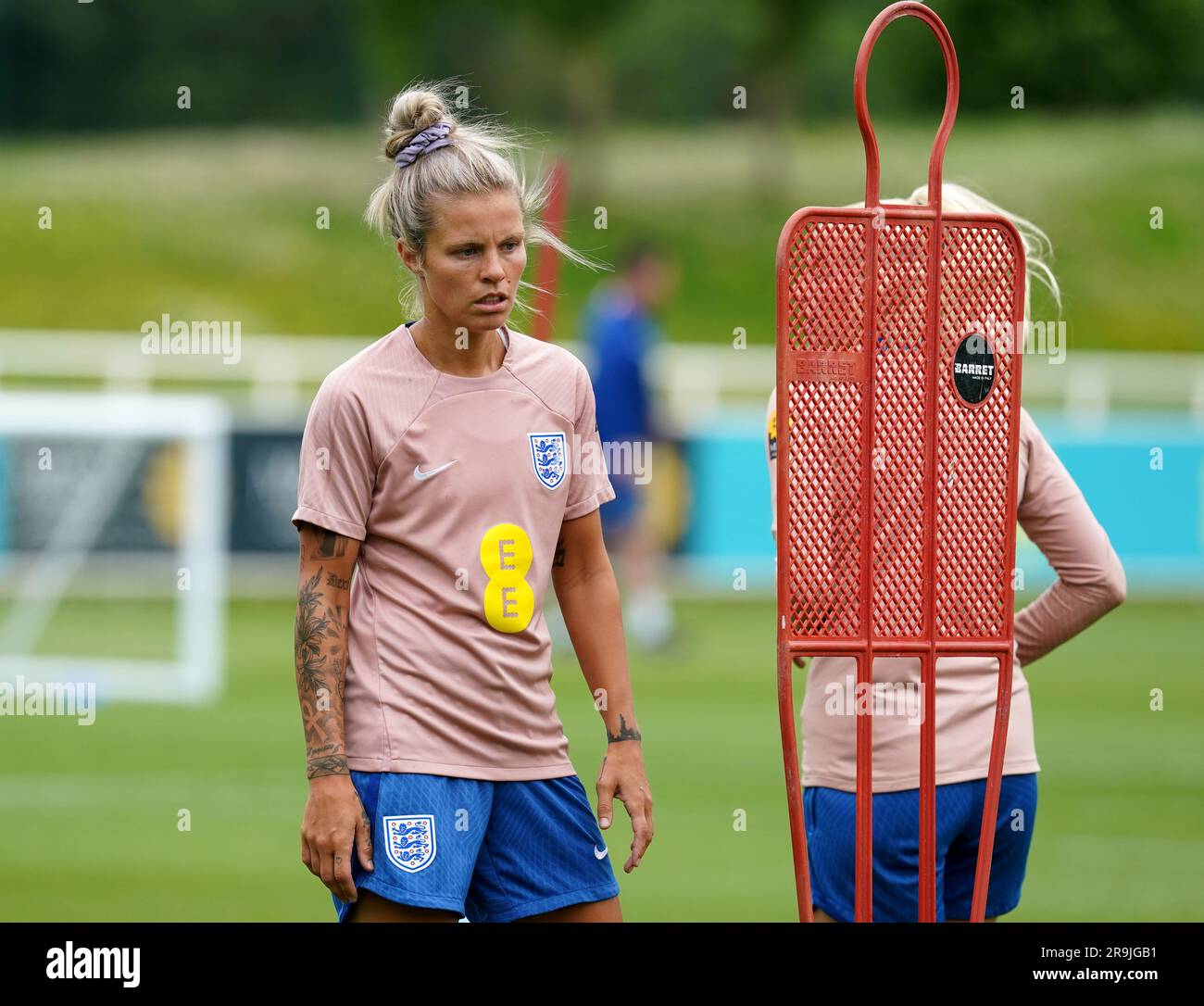 England's Rachel Daly during a training session at St. George's Park ...