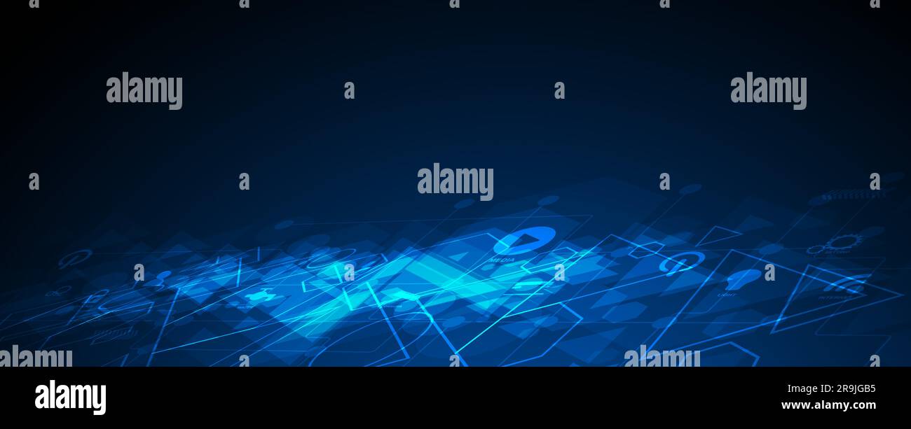 Technology data background, idea of global business solution Stock ...