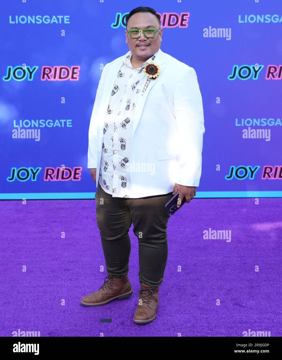 Rayniel Deguzman arrives at the Lionsgate's JOY RIDE Los Angeles ...