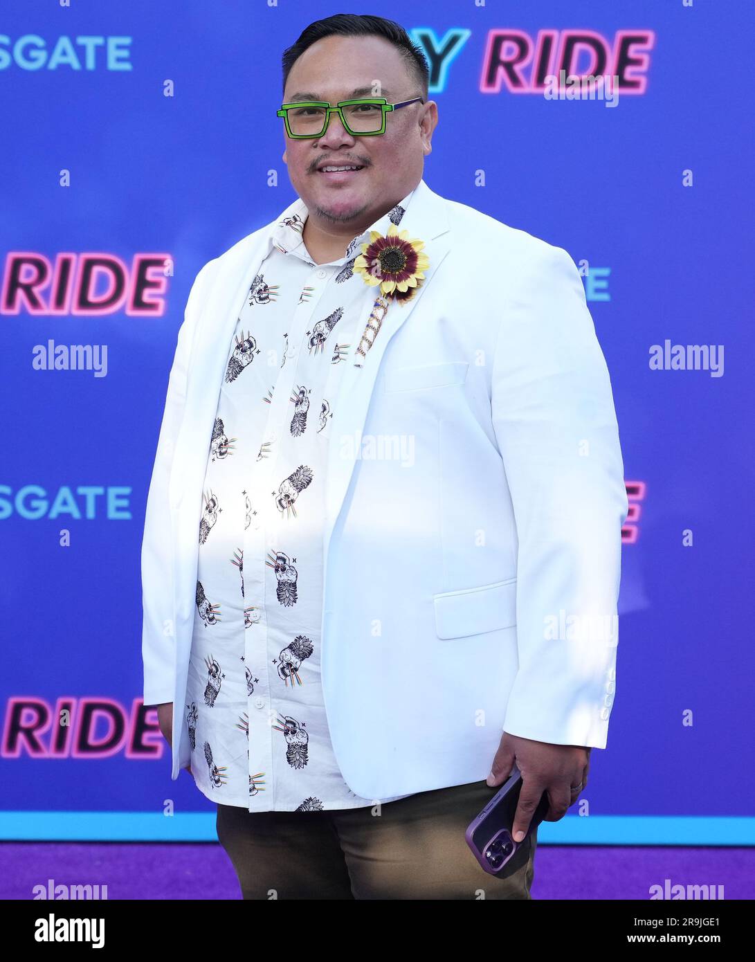 Rayniel Deguzman arrives at the Lionsgate's JOY RIDE Los Angeles ...