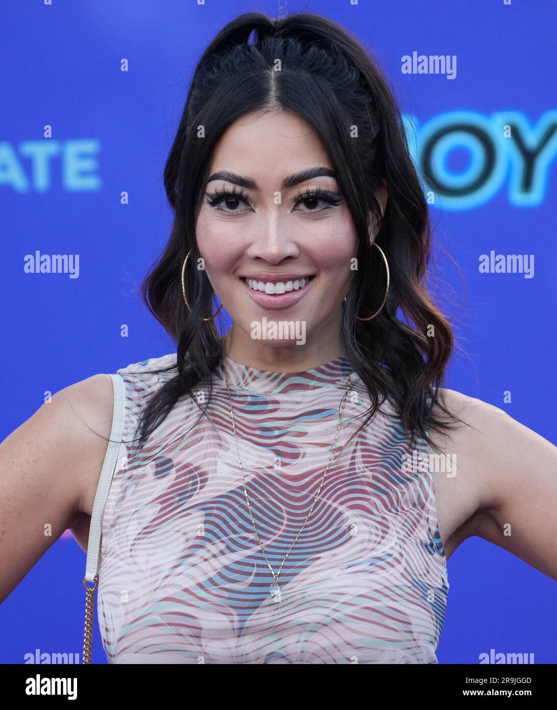 Devon Diep arrives at the Lionsgate's JOY RIDE Los Angeles Premiere ...