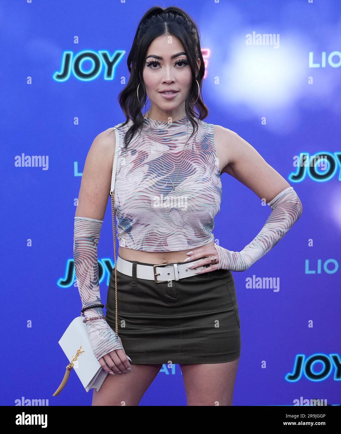 Devon Diep arrives at the Lionsgate's JOY RIDE Los Angeles Premiere ...