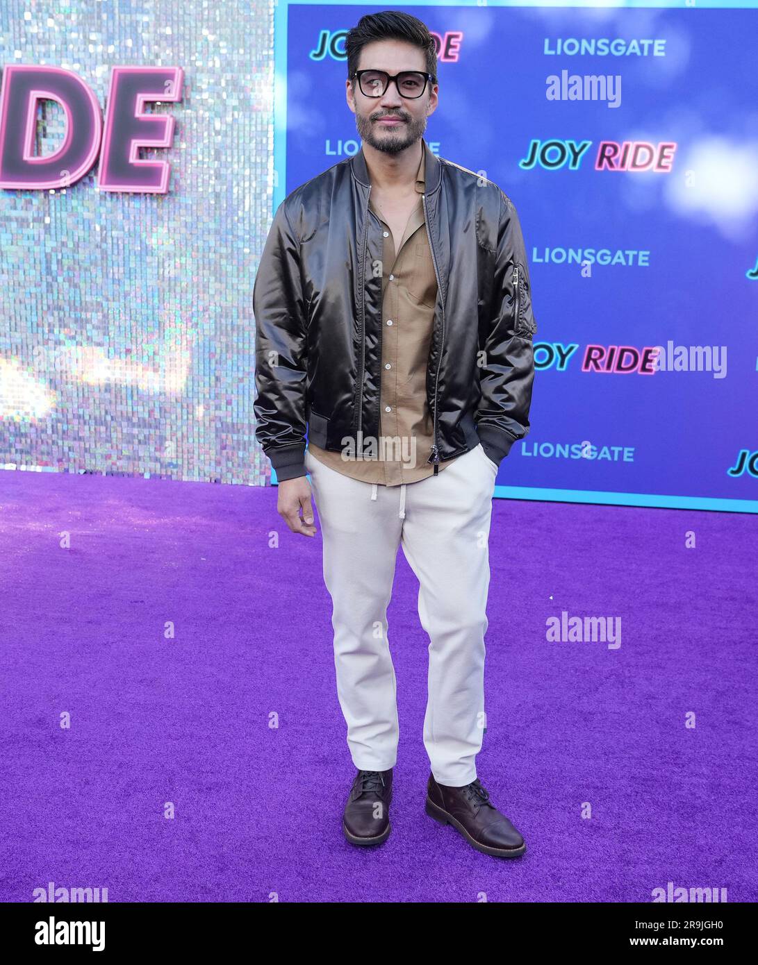 Kevin Kreider arrives at the Lionsgate's JOY RIDE Los Angeles Premiere ...