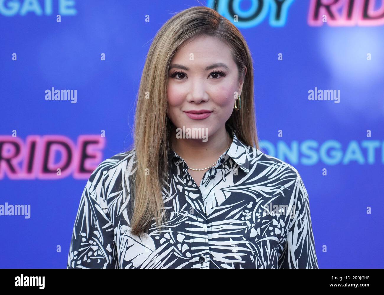 Ally Maki arrives at the Lionsgate's JOY RIDE Los Angeles Premiere held at the Regency Village ...