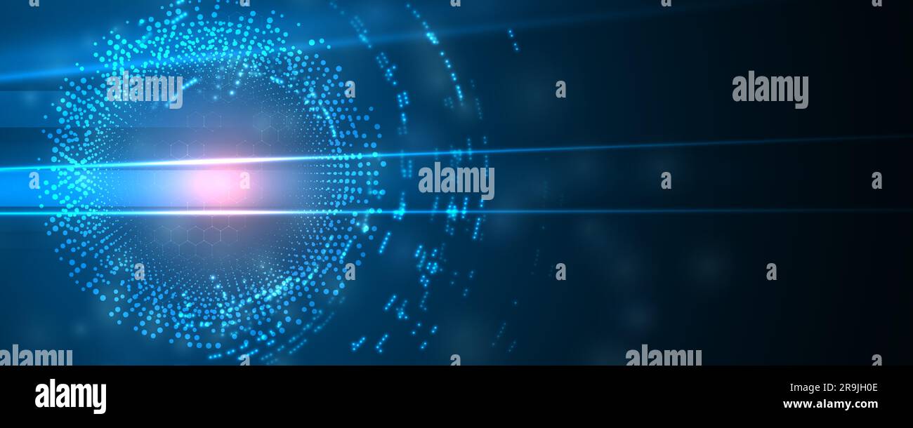 Technology innovation background, idea of global business solution ...