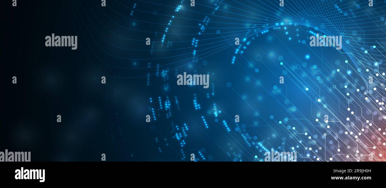 Technology innovation background, idea of global business solution ...