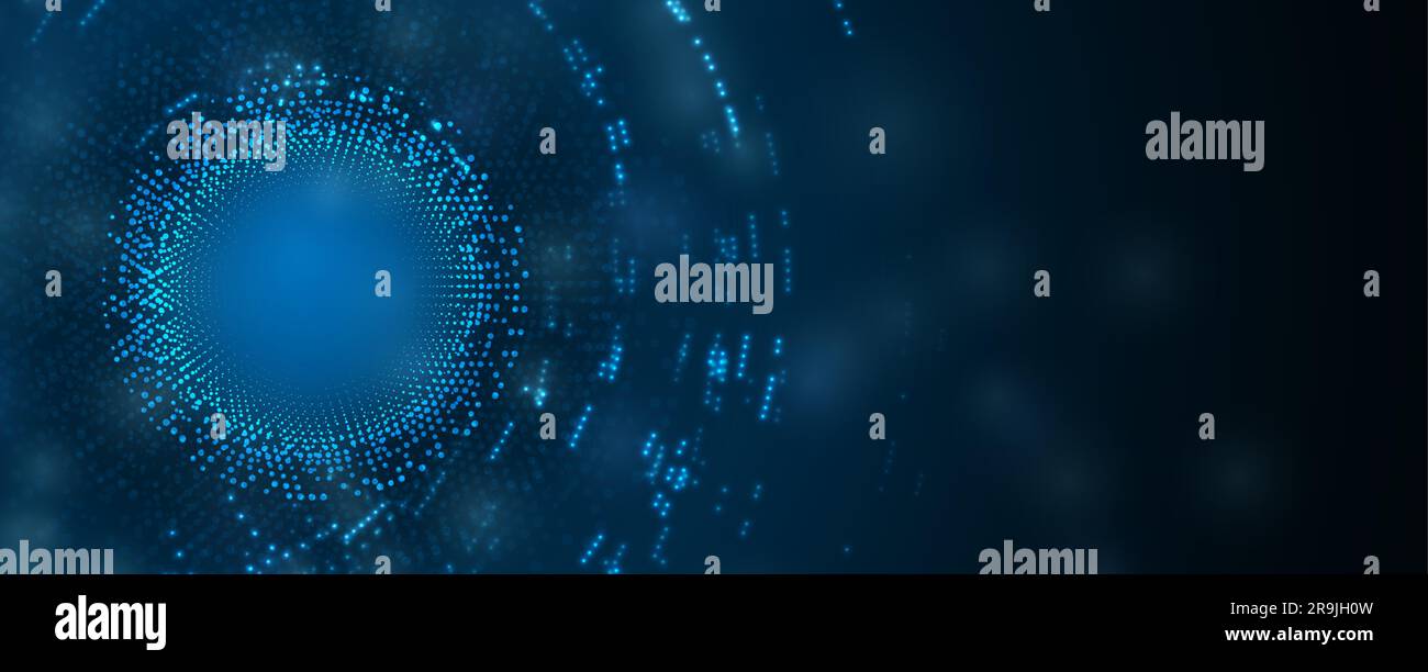 Technology innovation background, idea of global business solution ...