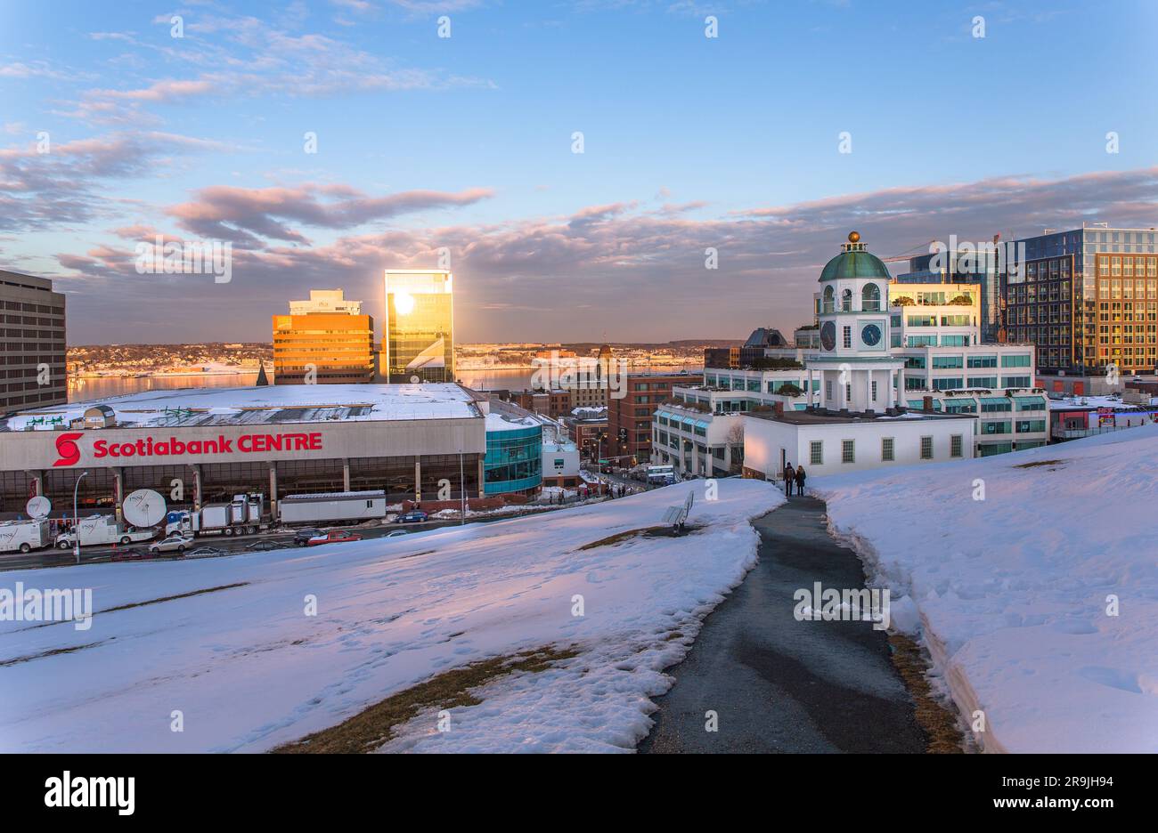 Halifax, Nova Scotia, Canada. 120 year old town clock Halifax, an ...