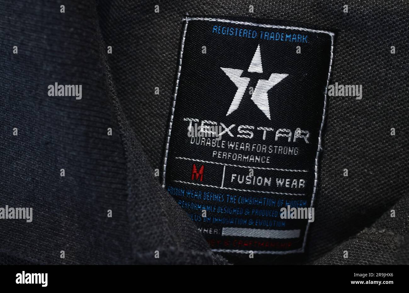 Signs and symbols, workwear from Texstar Stock Photo - Alamy