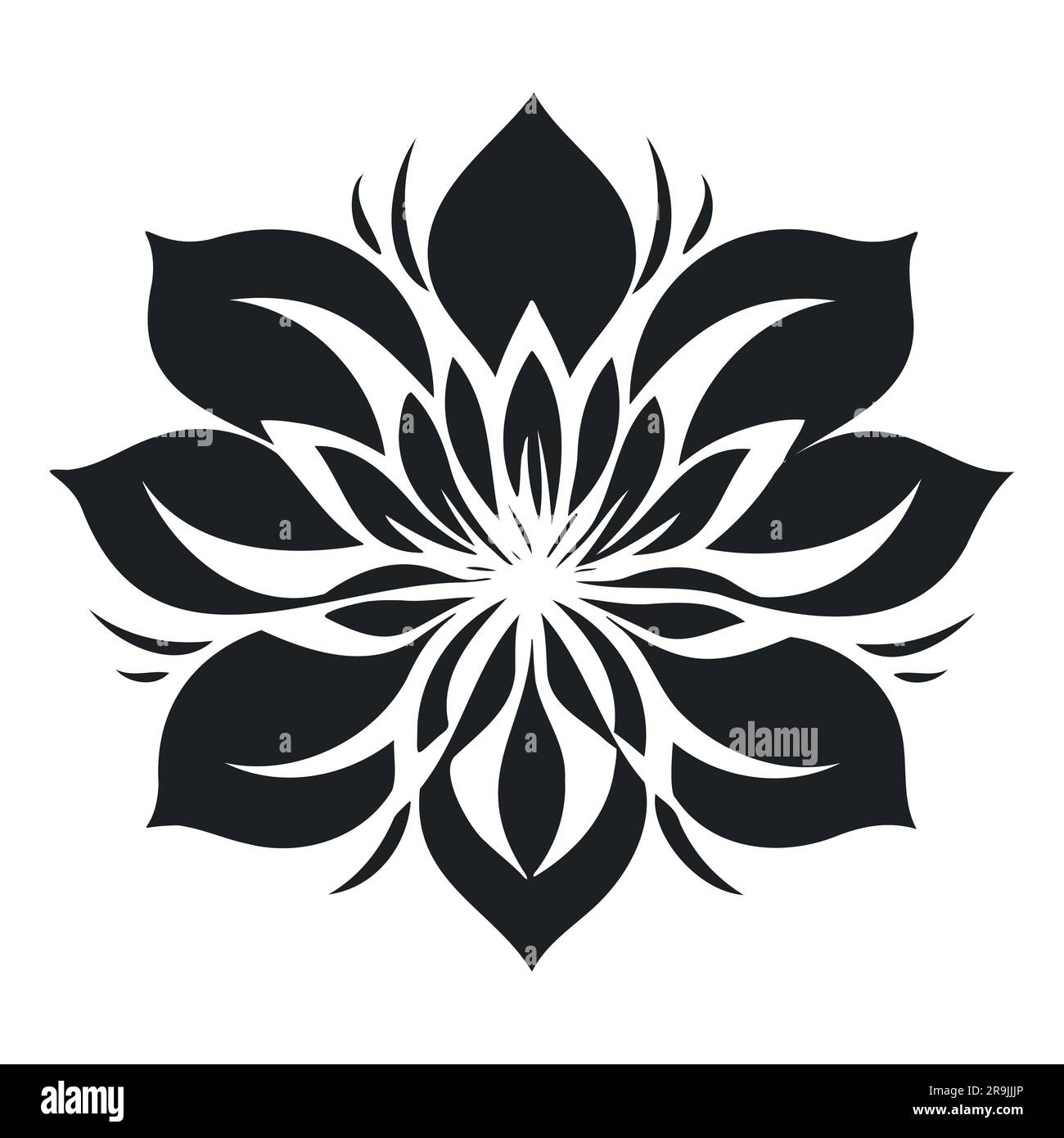 Lotus flower. Floral botanical flower. Isolated illustration element ...