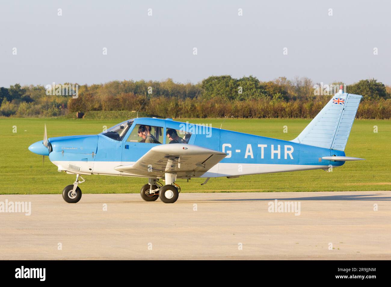 A Piper PA-28-180 Cherokee C at Sywell airport Stock Photo - Alamy