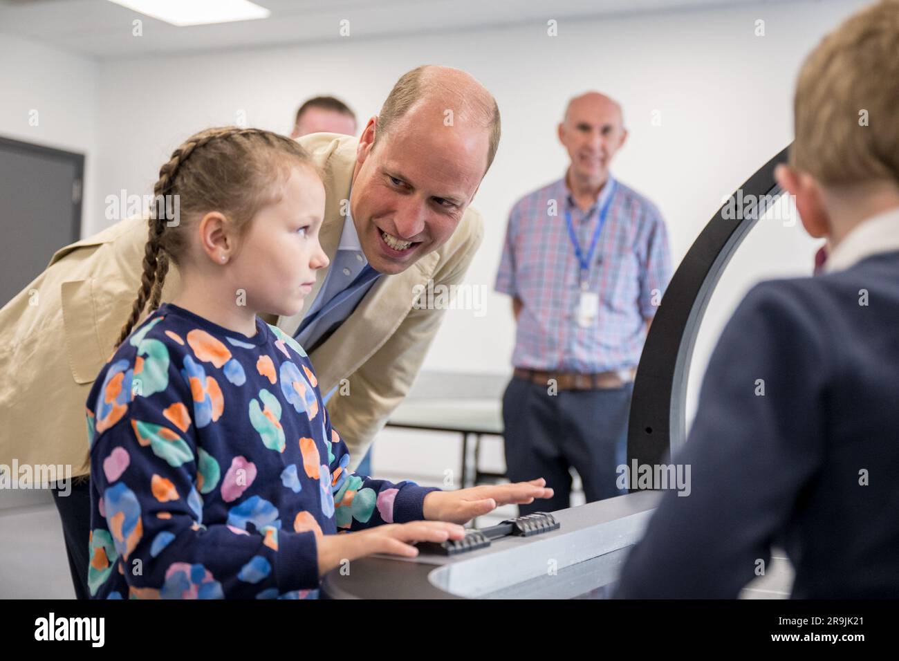 The Prince of Wales during a visit to Tillydrone Community Campus ...