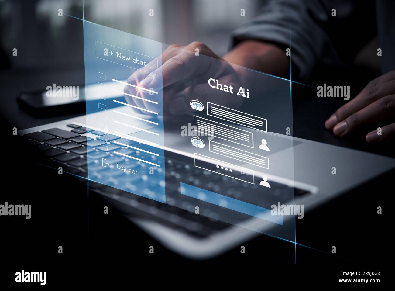 Customer service robot hi-res stock photography and images - Alamy